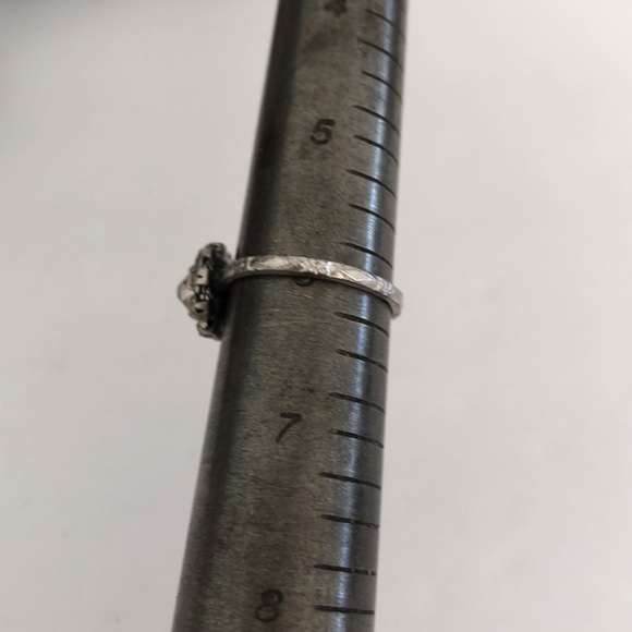 U with Arrow | Jewelry | Vintage Sterling Paste Ornate Engagement Ring ...